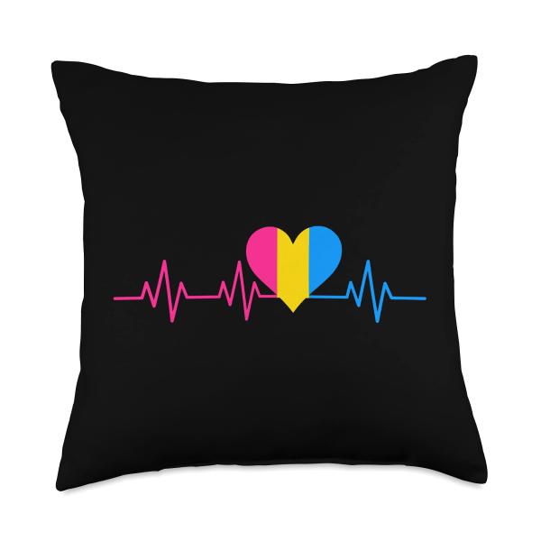 ・This LGBTQ Pride Pansexual Heartbeat Heart Love Cute LGBTQ Pan Pride merch for the special pansexual and proud son, dau...