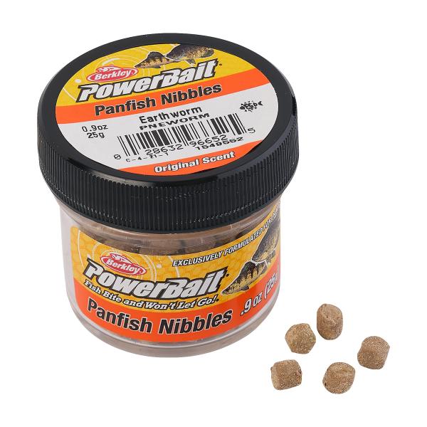・Same technology as our famed Crappie Nibbles exclusively formulated for panfish!・Soft, yet long lasting, petite, prefor...