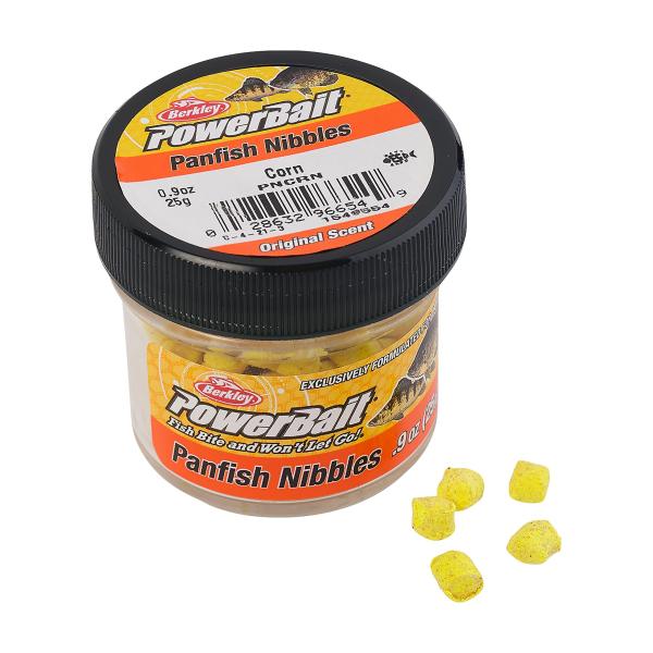 ・Same technology as our famed Crappie Nibbles exclusively formulated for panfish!・Soft, yet long lasting, petite, prefor...