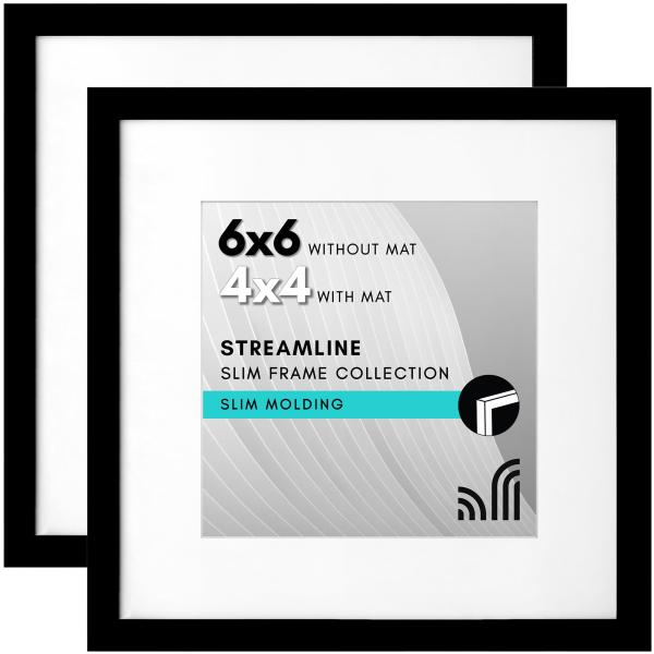 ・Timeless memories deserve a classic frame. Highlight your favorite moments with these sleek black frames, designed to a...