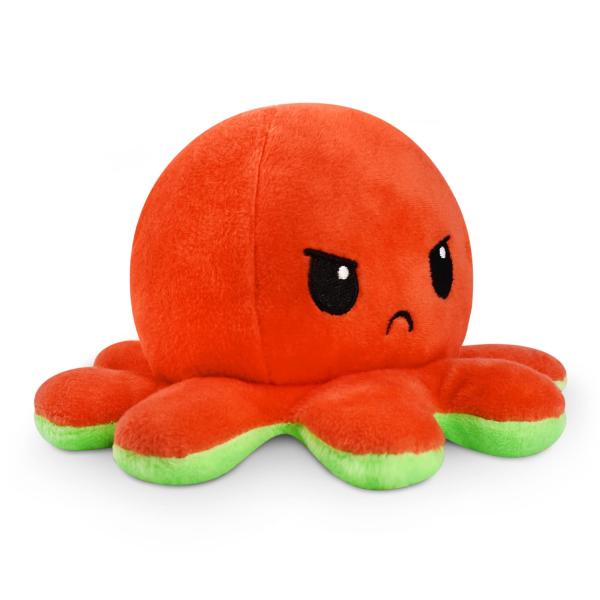 ・Compact Reversible Plushie: This 4-inch Octopus plush flips between two expressive sides for quick, playful mood change...