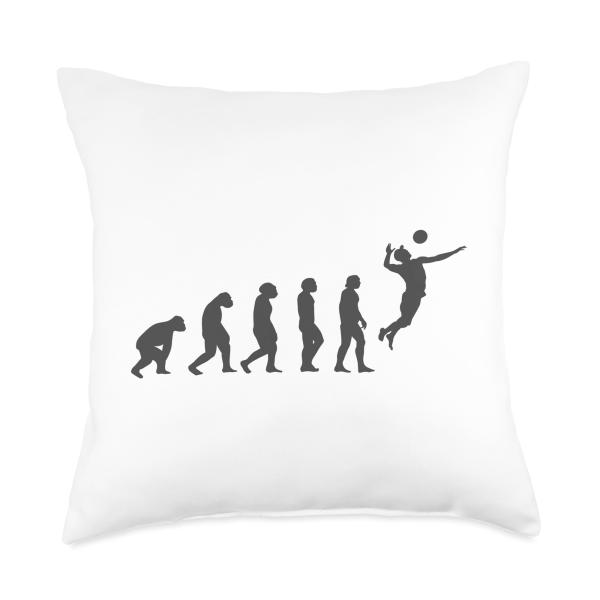 ・This funny volleyball motive in evolution style shows a volleyball player and is a gift for the volleyball player, the ...