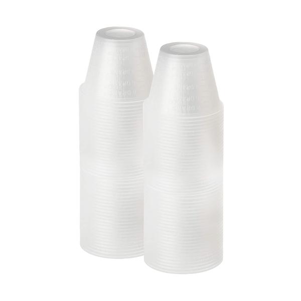 ・200ct 1 Oz (30 ml) Medicine Cup Made From Strong Polypropylene With Easy to Read Measurements (2 Sleeves, 100 Cups Per ...