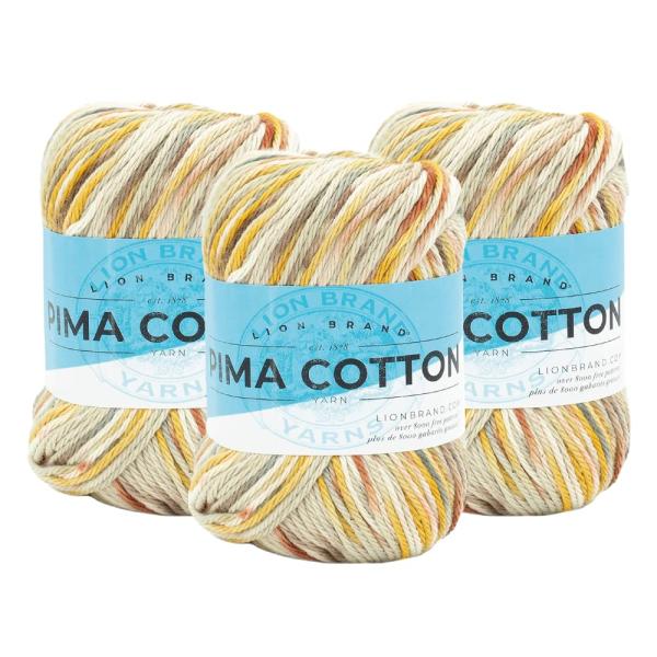 ・かぎ針編みなどのための糸:この綿糸でかぎ針編みや編み物など、あらゆるプロジェクトに取り組みましょう。 このミディアムウェイト糸の各かせは3.5オンス/100g(プリントで3オンス/85g)で、長さは186ヤード/170m(157ヤード/1...