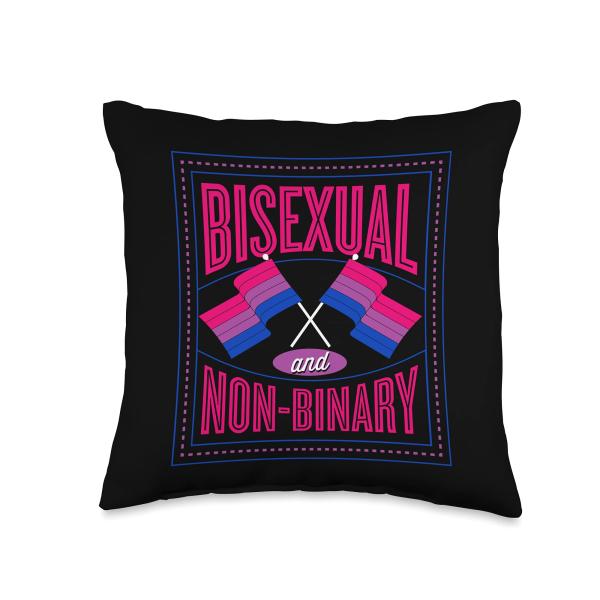 ・This LGBTQ Pride Bisexual And Nonbinary Genderqueer Pride Flag Aesthetic merch art for the special bi and proud girlfri...