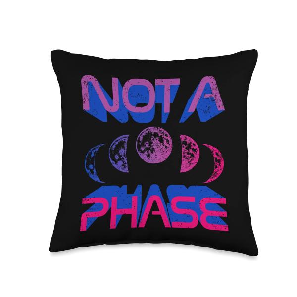 ・This LGBTQ Pride Not A Phase Bi Moon Cycle Witch Lunar Bisexual Pride LGBTQ merch art for the special bi and proud girl...