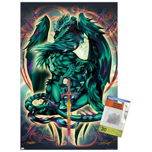 ・TRENDS WALL POSTERS use high-resolution artwork and are printed on PhotoArt Gloss Poster Paper which enhances colors wi...