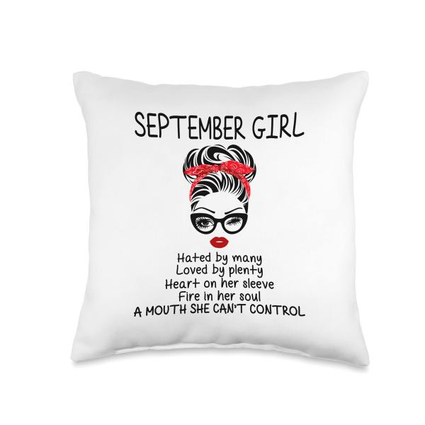 ・September Girl Hated by many Loved by plenty Heart on her sleeve Fire in her soul A mouth she can't control Wink Eye Wo...