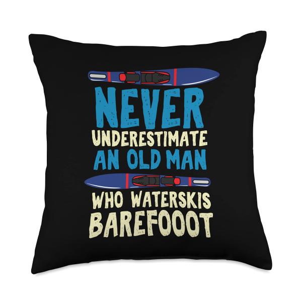 ・Never Underestimate An Old Man Who Waterskis Barefoot・Still searching for Wakeboarding Motorized Water Sports Jet Skiin...