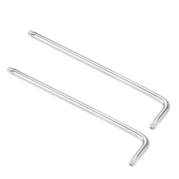 ・【Size】T40 Torx drill tip can be used for tamper-resistant security screws; the long arm is 7" (178 mm), the short arm i...