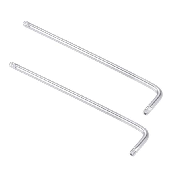 ・【Size】T30 Torx drill tip can be used for tamper-resistant security screws; the long arm is 6.3" (161 mm), the short arm...