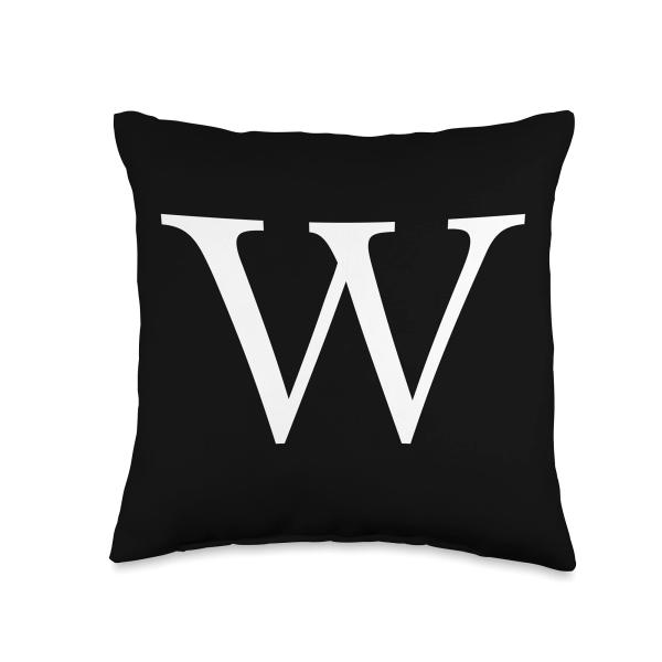 ・Are you looking for a cute and classy black and white monogram letter design? Look no further. You will love this capit...