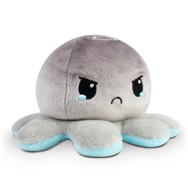・Compact Reversible Plushie: This 4-inch Octopus plush flips between two expressive sides for quick, playful mood change...