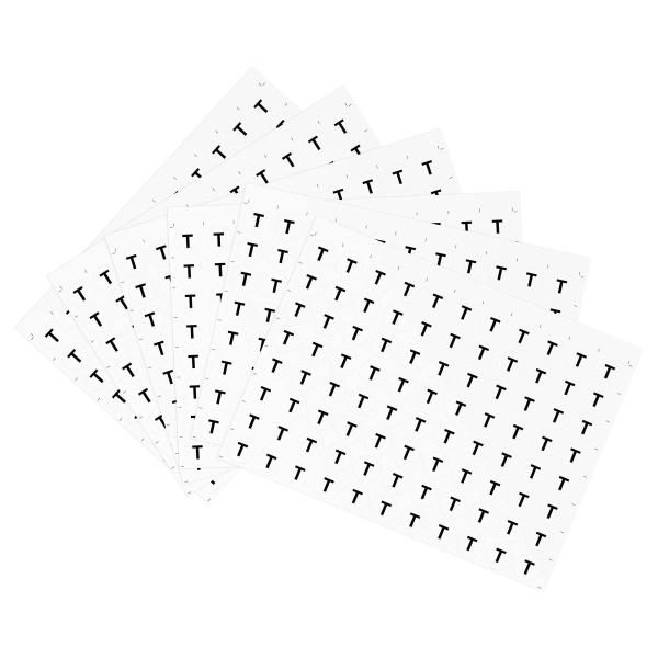 ・[Size] - 0.98inch(25mm) in diameter, black letter and white background.・[Feature] - Made of PVC Material, which is wate...