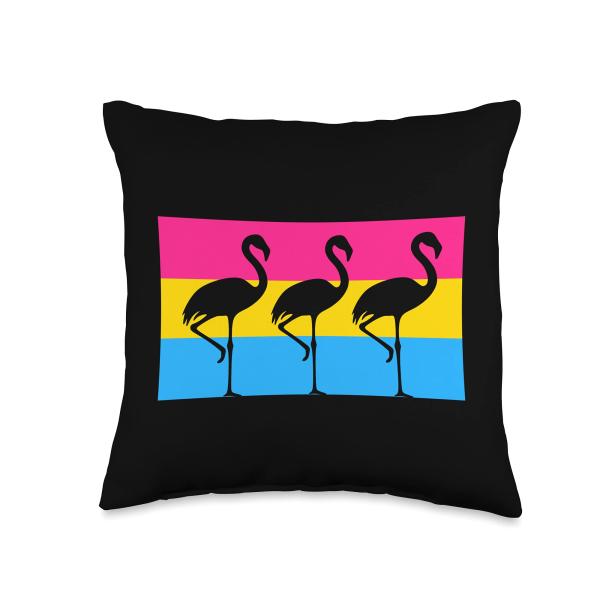 ・This LGBTQ Pride Cute Flamingo Party Pansexual Pride Flag Stuff Florida merch for the special pansexual and proud girlf...
