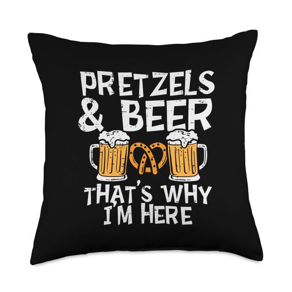 ・Grab this Pretzels Beers Thats Why Im Here design as a gift for your german team at Oktoberfest in Munich or a local Am...