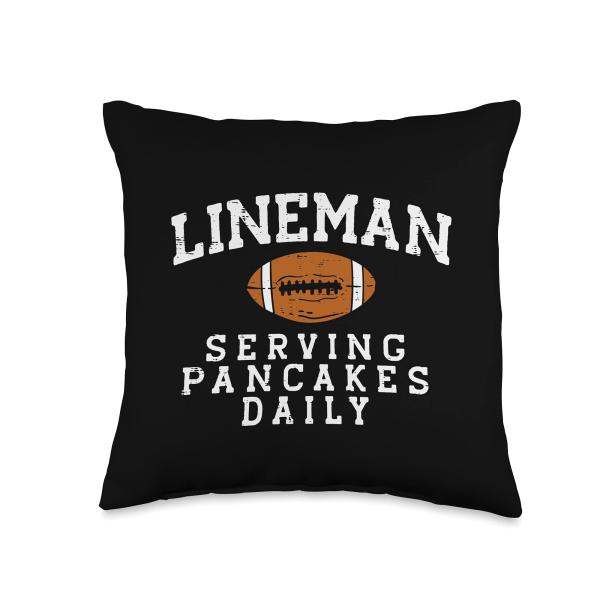 ・Grab this American Football Lineman Serving Pancakes Daily design for your footballer dad, husband, uncle, boyfriend or...