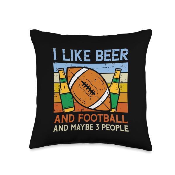 ・Grab this I Like Beer American Football 3 People design for your footballer mom, dad, husband, wife, grandpa, boyfriend...