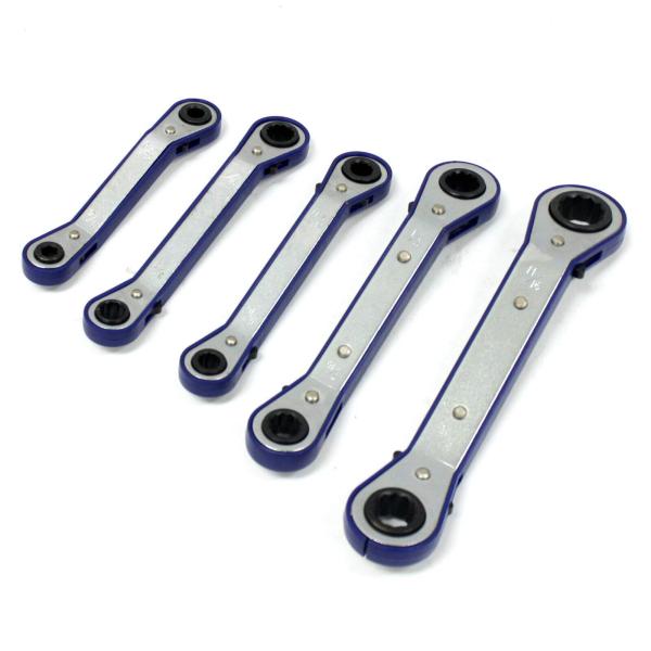 ・Condition : New (**Color may vary**)・Type : Offset Ratchet Box Wrench Set・Specifications: 1).The ideal wrench for getti...