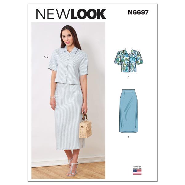 ・Women's sewing pattern packet comes with sewing templates, fabric recommendations, pattern pieces, sizing guides, and i...