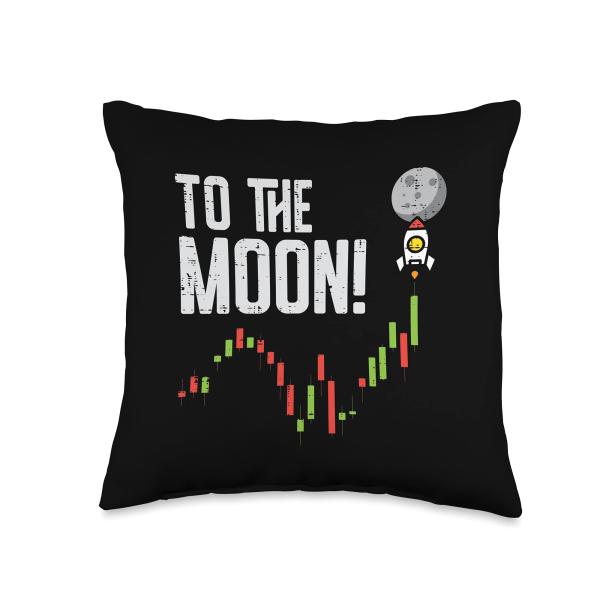 ・Grab this To The Moon Crypto Stock Chart design for your day trader mom, dad, husband, wife, grandpa, grandma, boyfrien...