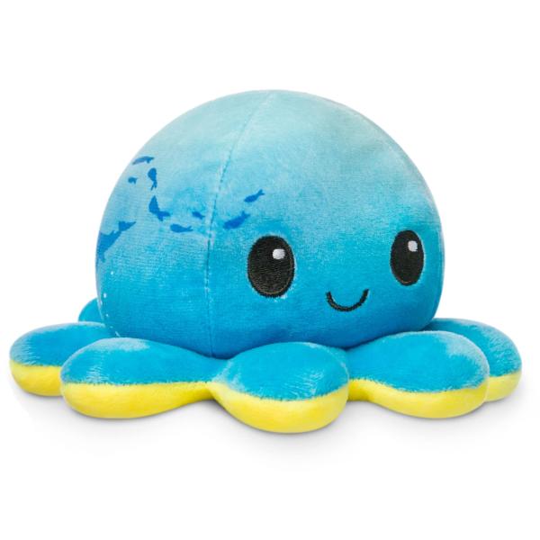 ・Compact Reversible Plushie: This 4-inch Octopus plush flips between two expressive sides for quick, playful mood change...