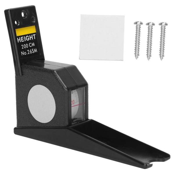 ・Metal Stature Meter, Height stature meter with retractable measure tape.・Manual Measuring Tool, Convenient for your fam...