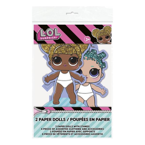 ・UNLEASH THE FUN: Discover hours of entertainment with these Multicolor LOL Surprise Paper Dolls - 2 Count, perfect for ...