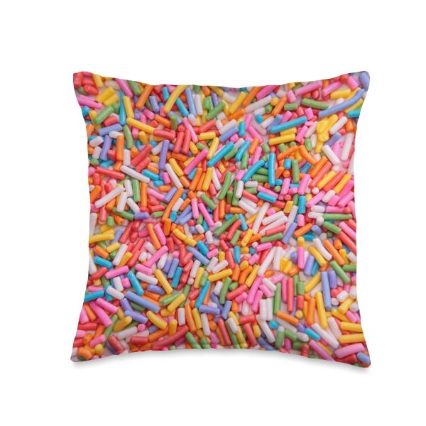 ・For anyone who thinks life is better with extra toppings, this colorful candy rainbow sprinkle theme brings dessert vib...