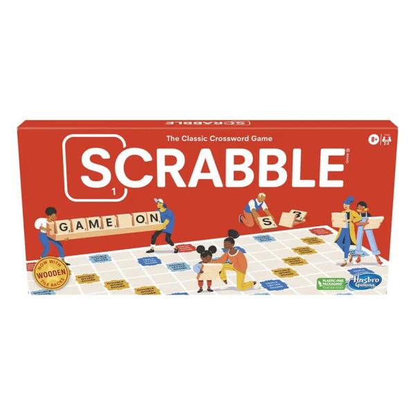 ・CLASSIC CROSSWORD GAME: Get family and friends together for a fun game night with the Scrabble board game! Put letters ...