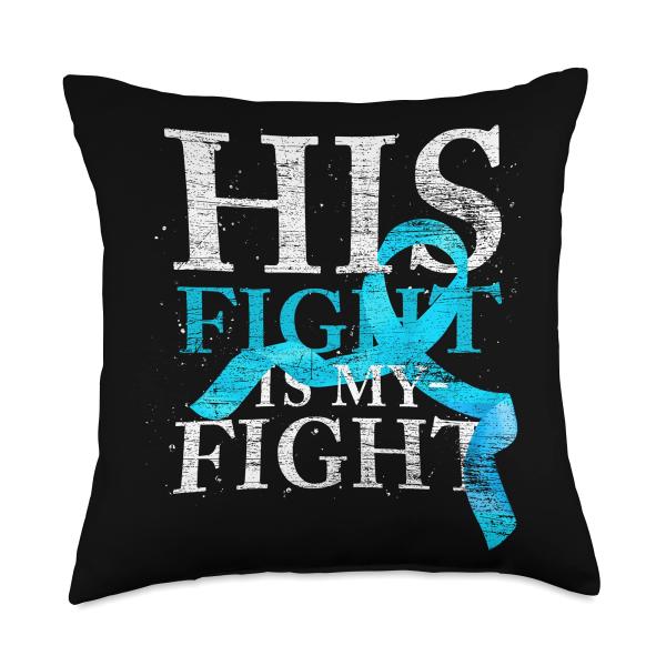 ・His Fight Is My Fight.・Prostate cancer awareness design with which you can help to raise the prevention of cancer in th...
