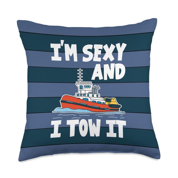 ・Searching for Tugboat Funny Tugboat Operator Big Boats Deck Tugging Dock Docking Pilot Harbor Line Rope Ship Towing Dec...