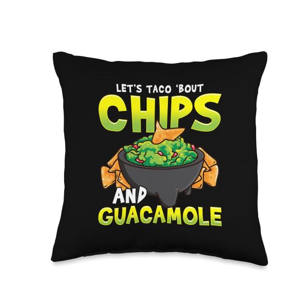 ・Let's Taco 'Bout Chips and Guacamole, cool surprise for guac and green avocado lovers for Cinco de May or a Mexican nig...