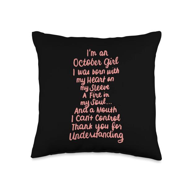 ・I'm an October Girl I Was Born With My Heart On My Sleeve, Get this fun "October Girl", Perfect for a Birthday Queen bo...
