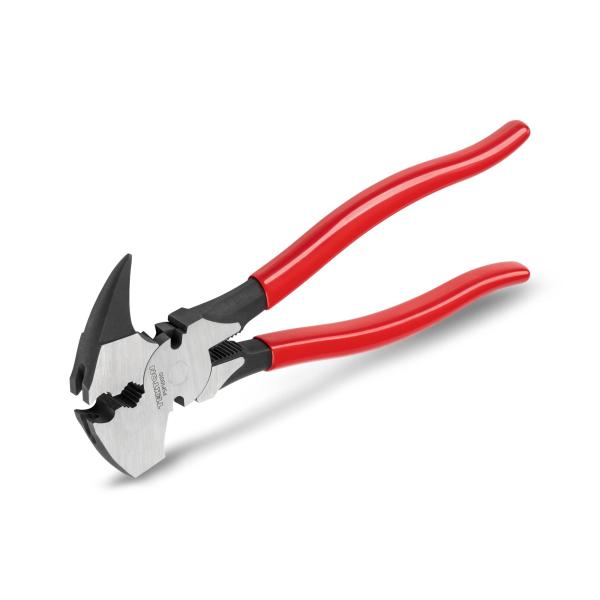 ・Staple And Nail Puller: Parallel jaws grip the crown of a staple or the head of a nail and easily pry them out・Wire Spl...