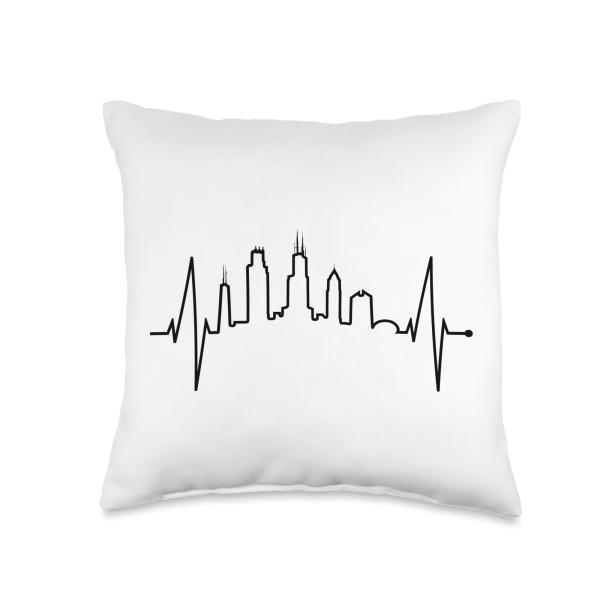 ・Chicago skyline heartbeat - Thinking of the City of Chicago in Illinois USA makes your heart beating faster? Are you a ...