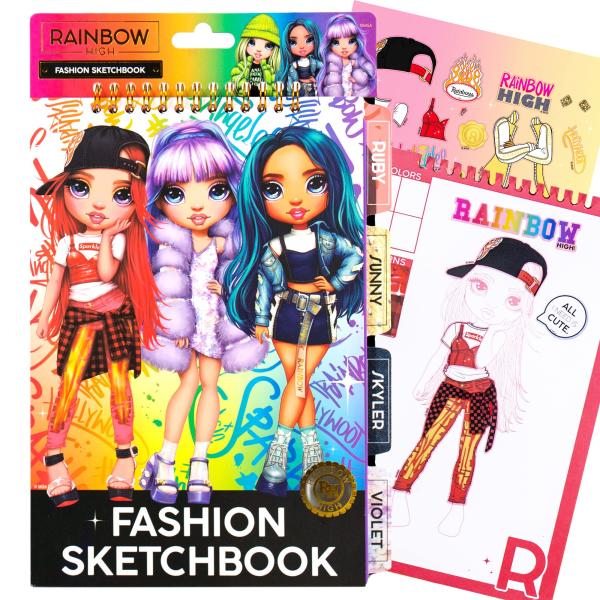 ・CREATE YOUR OWN RH FASHION DESIGNS: Follow the rainbow to flawless fashion with four of Rainbow High's most stylish stu...
