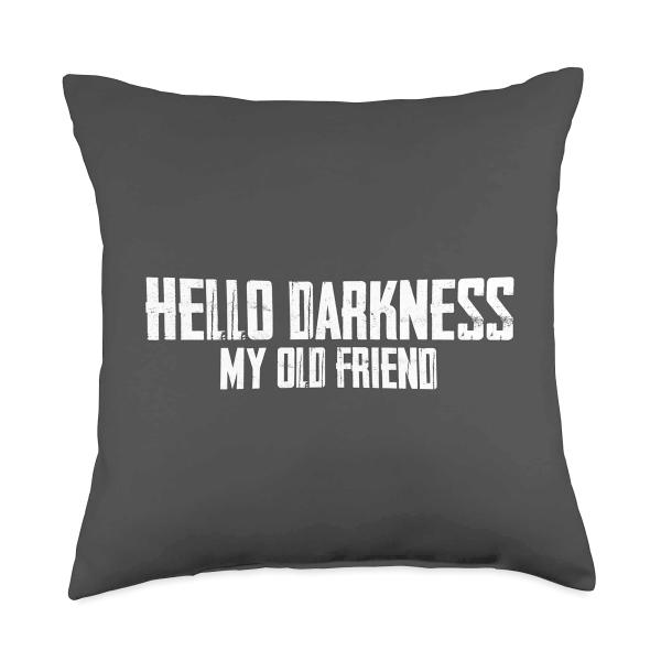 ・This Scary Hello Darkness My Old Friend Halloween Design Is Perfect For Trick Or Treating With The Kids.・Scare The Fami...