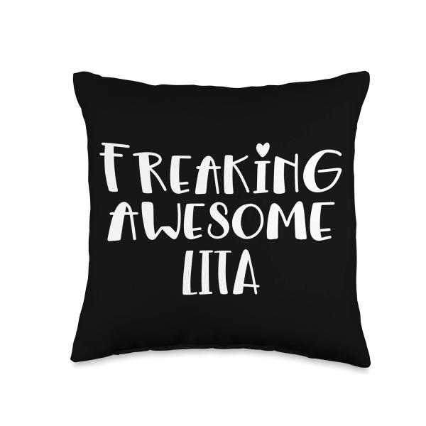 ・Lita Freaking Awesome Best Ever Spanish Grandma I Love Lita cute design for women. Perfect for the Lita who is effing a...