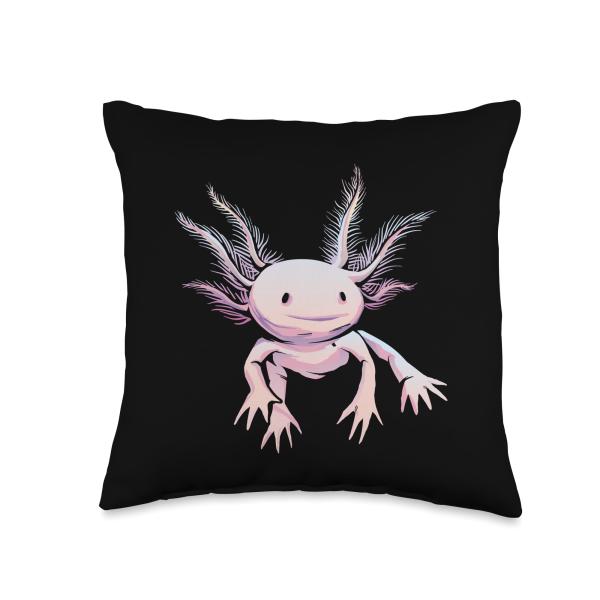 ・Amazing graphic design that features a realistic illustration of an axolotl swimming in water.・100% spun-polyester fabr...