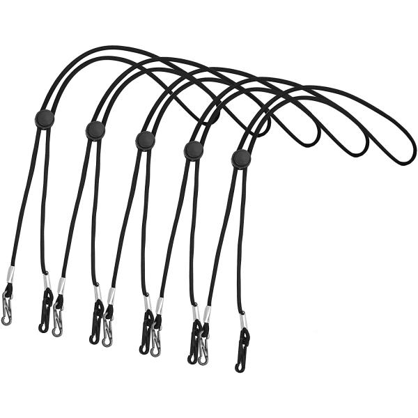 ・FREE YOUR HANDS：5 Pack Adjustable Length Face Mask Lanyard, Handy ＆ Convenient Safety Mask Holder ＆ Hanger Never worry ...