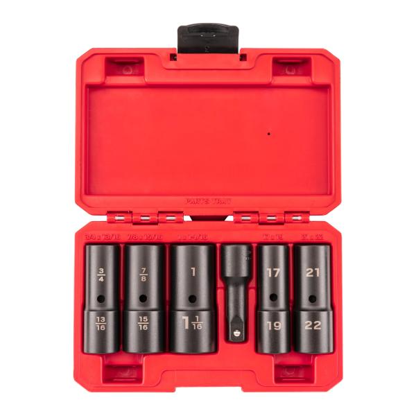 ・Includes 5-pc. 1/2 in. drive deep impact flip sockets: 17 x 19 mm, 21 x 22 mm, 3/4 in. x 13/16 in., 7/8 in. x 15/16 in....