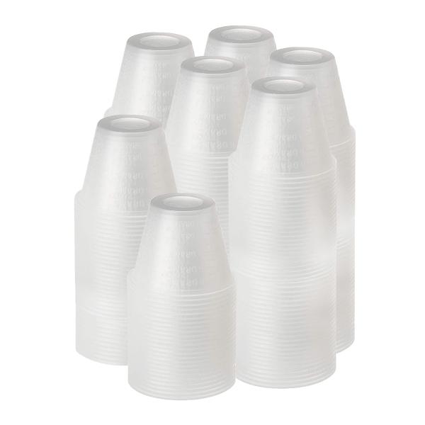 ・600ct 1 Oz (30 ml) Medicine Cup Made From Strong Polypropylene With Easy to Read Measurements (6 Sleeves, 100 Cups Per ...