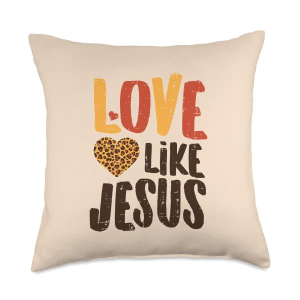 ・Grab this inspirational Love Like Jesus Leopard Heart design for your Christian mom, dad, husband, wife, son or daughte...