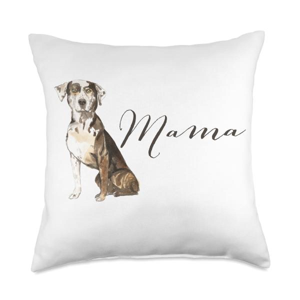 ・Catahoula Leopard Dog Mama Gift, Funny Pet Dog Mom Present, Dog Mother Tee Puppy Mother or Mothers Day Gift. Cute Pet L...