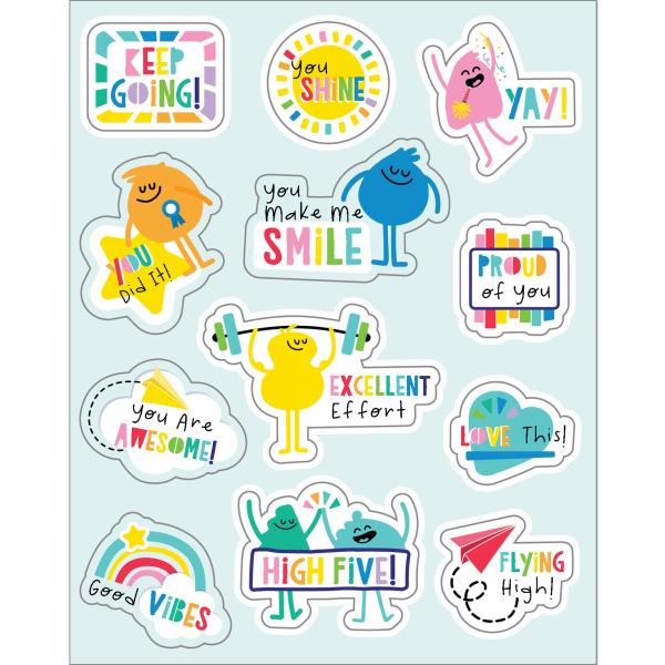 ・Happy Face Stickers: Add some color and positivity to classroom supplies, test, projects, assignments, rewards, and mor...