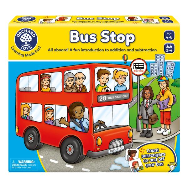 ・"Bus Stop" is a fun, simple addition, subtraction and counting game.・Pick up and drop off passengers as you go!・With co...