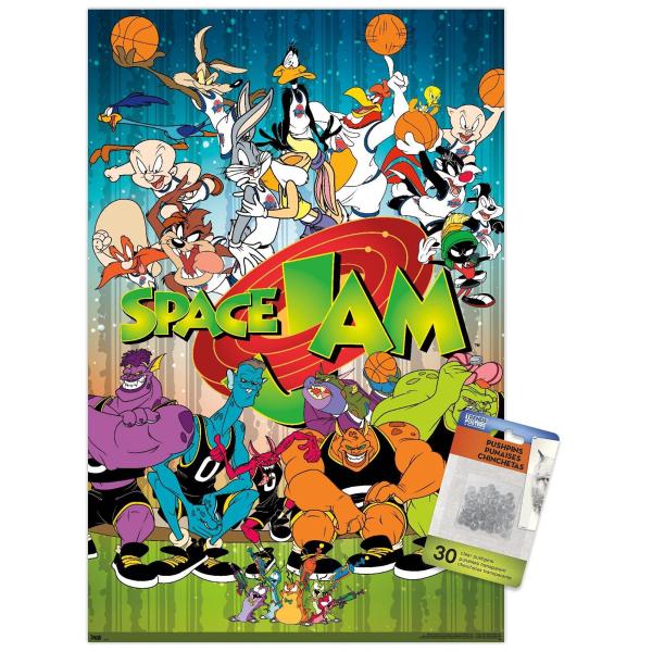 ・THIS TRENDS LOONEY TUNES: SPACE JAM - CLASSIC WALL POSTER uses high-resolution artwork and is printed on PhotoArt Gloss...