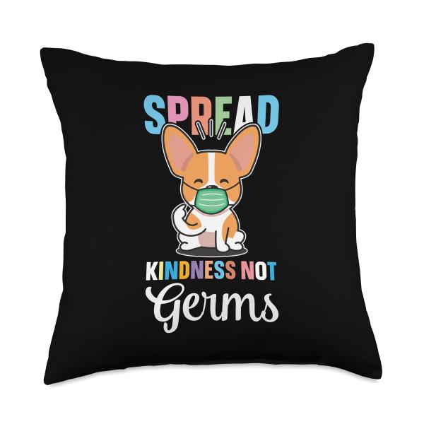 ・This cute corgi lover shirt spread kindness not germs is a perfect gift for pet lovers. Complete your outfit by rocking...
