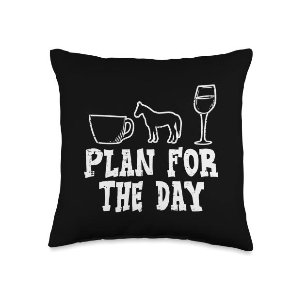 ・Grab this Plan For The Day Coffee Horse Wine design for your equestrian mom, wife, aunt, girlfriend or bestie! It's the...